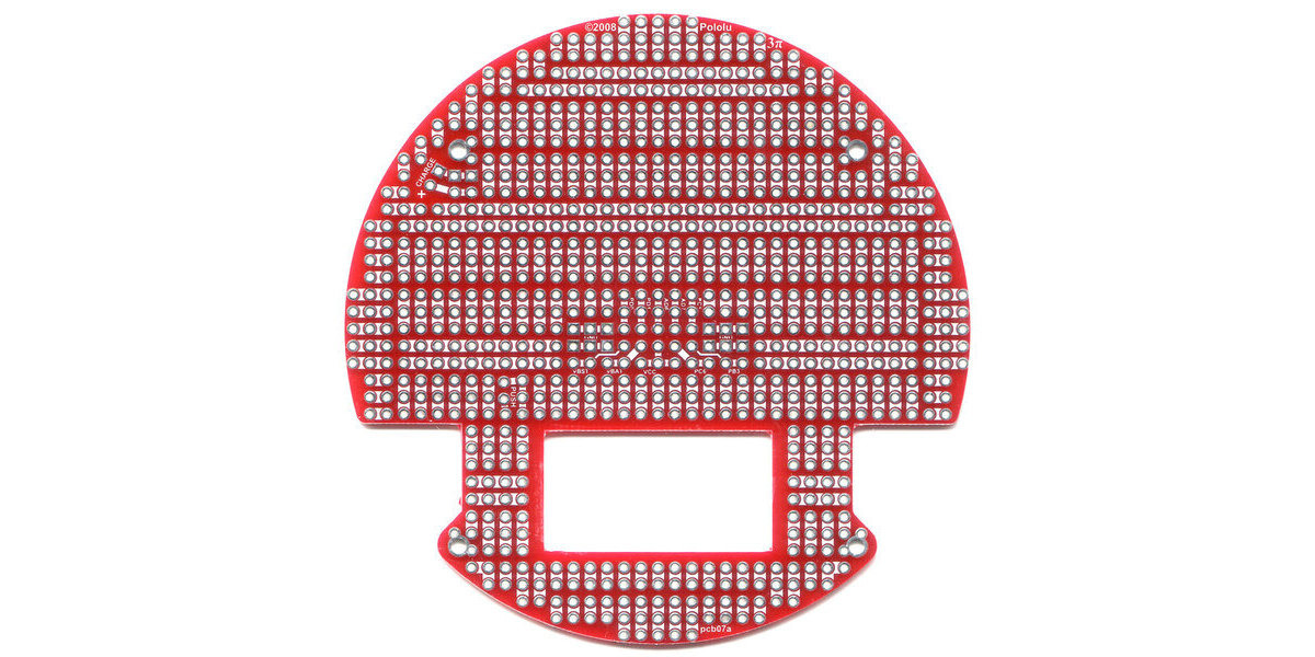 Pololu - 3pi Expansion Kit with Cutouts - Red