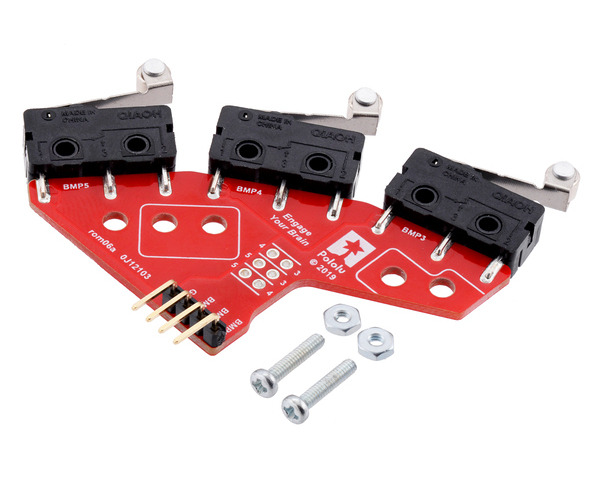 Pololu - Left Bumper Switch Assembly for Romi/TI-RSLK MAX (Through-Hole ...