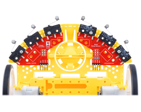 Pololu - Left Bumper Switch Assembly for Romi/TI-RSLK MAX (Through-Hole ...