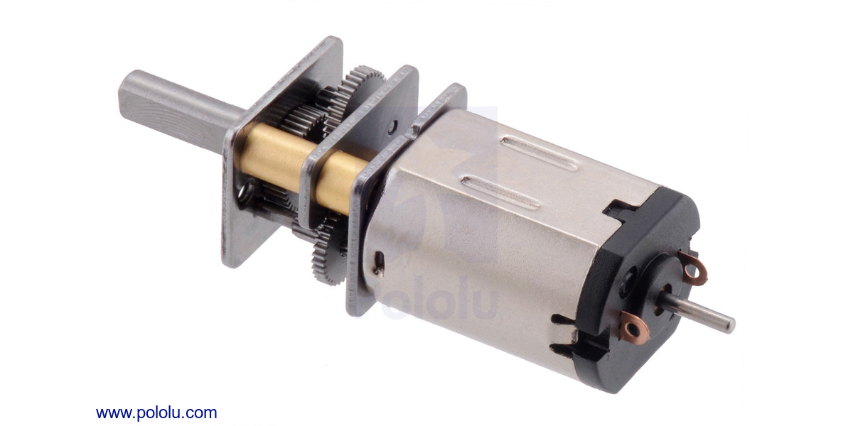 Pololu - 380:1 Micro Metal Gearmotor HPCB 6V with Extended Motor Shaft