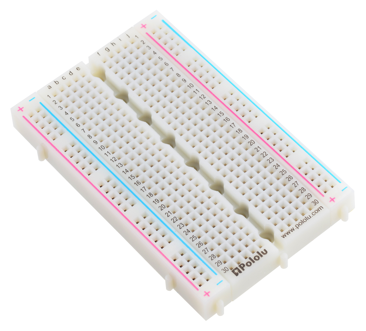 Pololu 400 Point Breadboard With Mounting Holes Pololu 400 Point Breadboard With Mounting Holes