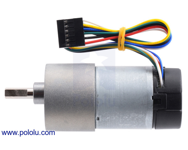 Pololu - 30:1 Metal Gearmotor 37Dx68L mm 12V with 64 CPR Encoder ...