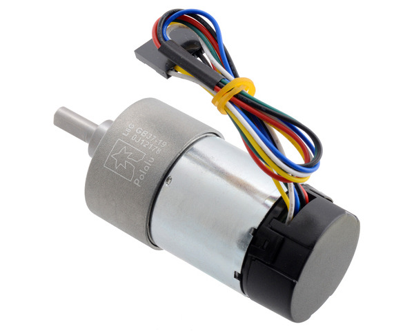 Pololu - 19:1 Metal Gearmotor 37Dx68L mm 24V with 64 CPR Encoder ...