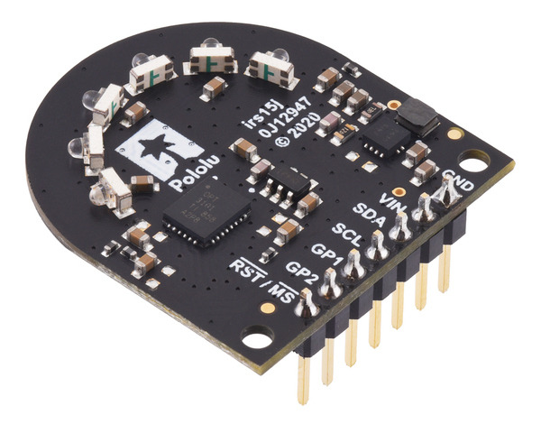 Pololu - 3-Channel Wide FOV Time-of-Flight Distance Sensor for TI-RSLK ...