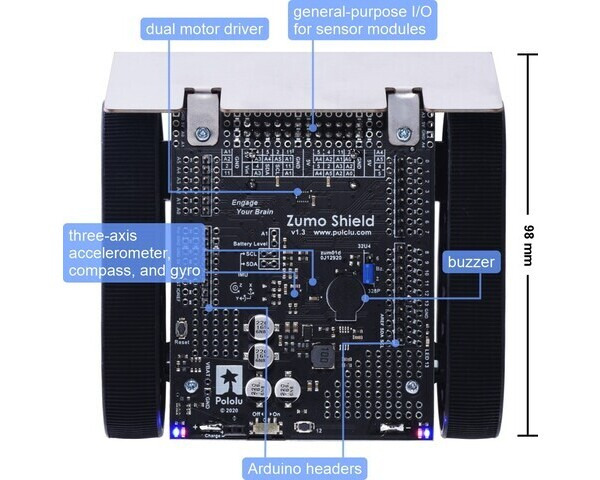 Pololu Zumo Shield for Arduino User’s Guide