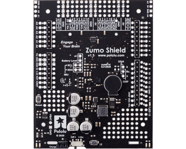 Zumo Shield for Arduino, v1.3 | Buy in Australia | POLOLU-2521 | Pololu ...