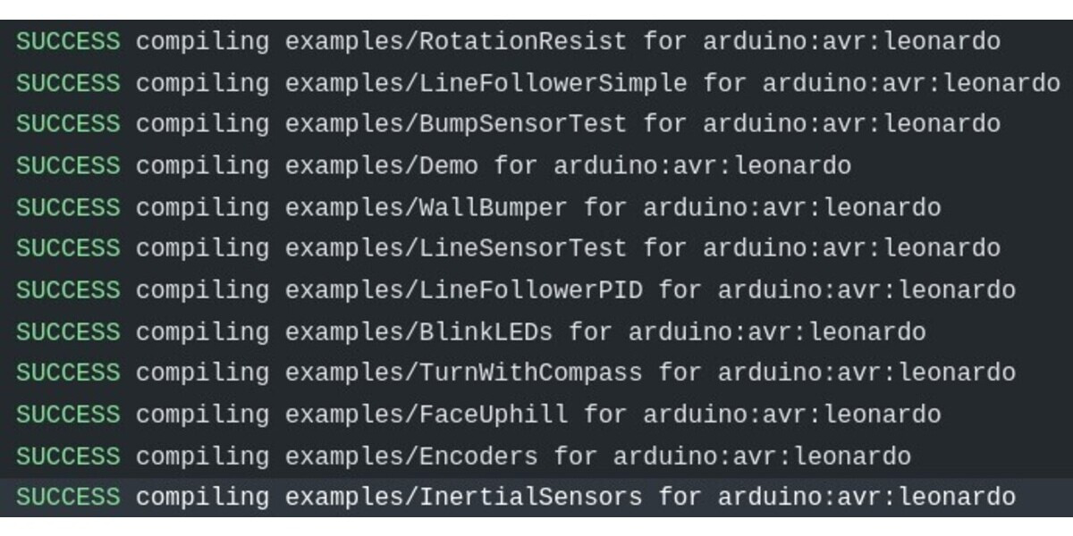 Pololu Roll Your Own Continuous Arduino Testing With Our New Arduino Ci