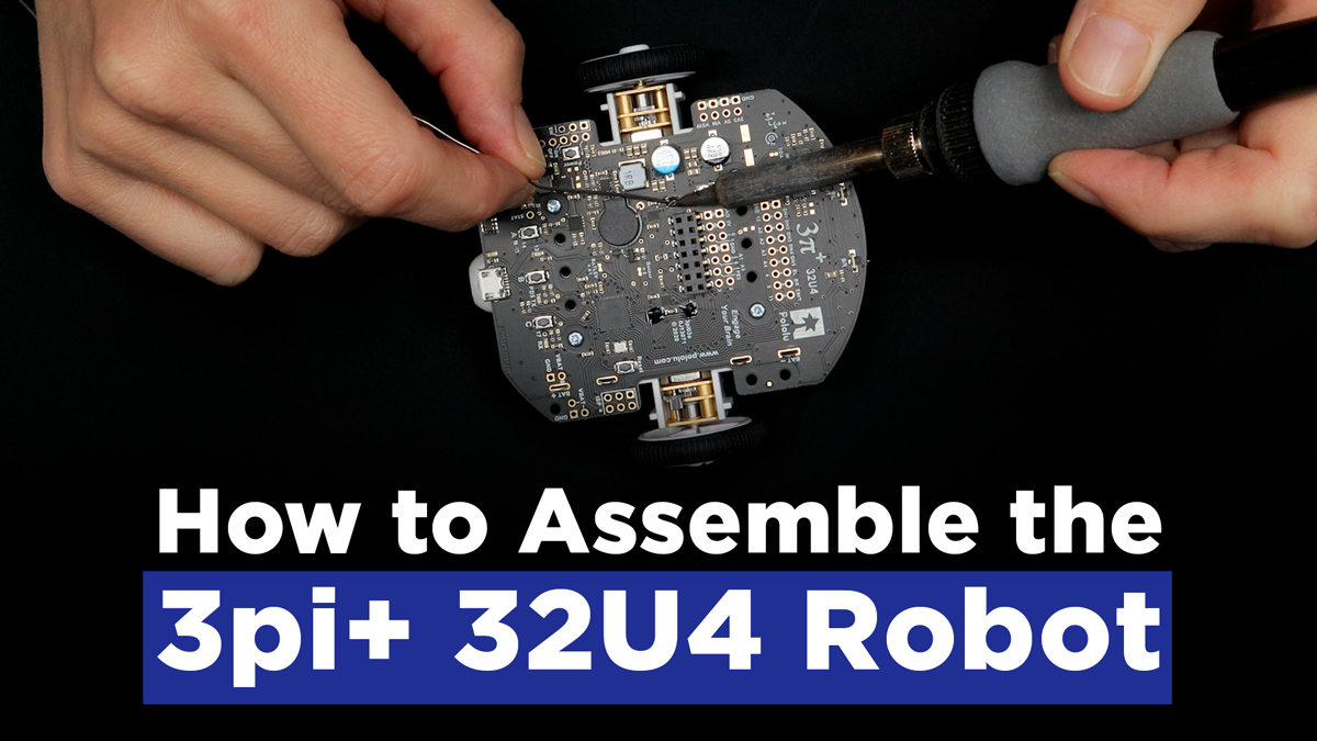 Pololu - Video: How to Assemble the 3pi+