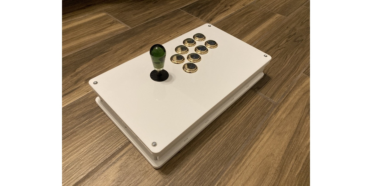 Pololu - Curtis's laser-cut arcade stick case