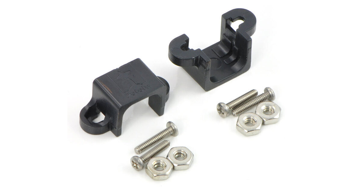 Pololu Micro Metal Gearmotor Bracket Pair - Black
