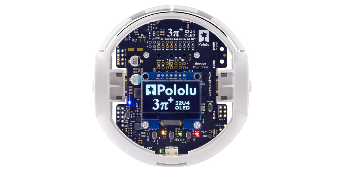 Pololu - New 3pi+ 32U4 OLED Robot with graphical display!