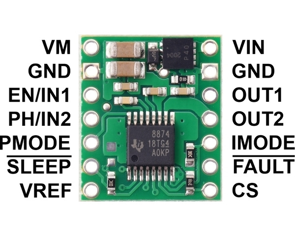 DRV8874 Single Brushed DC Motor Driver Carrier | Buy in Australia ...