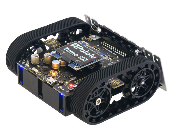 Pololu - The Zumo gets a graphical display too: new Zumo 32U4 OLED Robot!