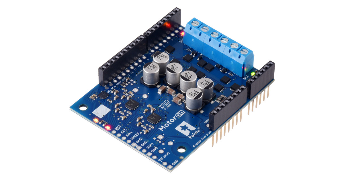 Pololu - Motoron M2S24v14 Dual High-Power Motor Controller Shield for ...