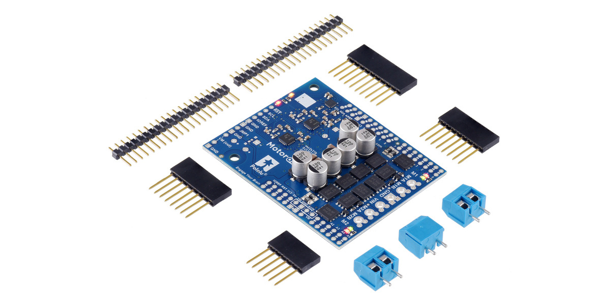 Pololu - Motoron M2S24v16 Dual High-Power Motor Controller Shield Kit for Arduino