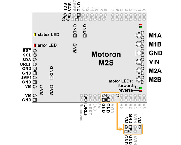 Pololu - Motoron M2S24v14 Dual High-Power Motor Controller Shield for Arduino (Connectors Soldered)