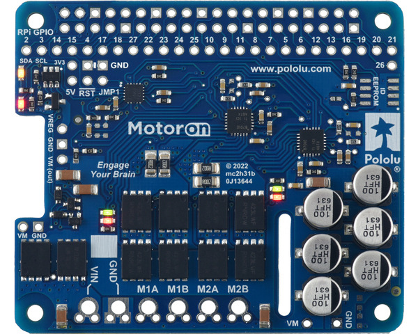 Pololu - Motoron M2H24v16 Dual High-Power Motor Controller Kit for ...