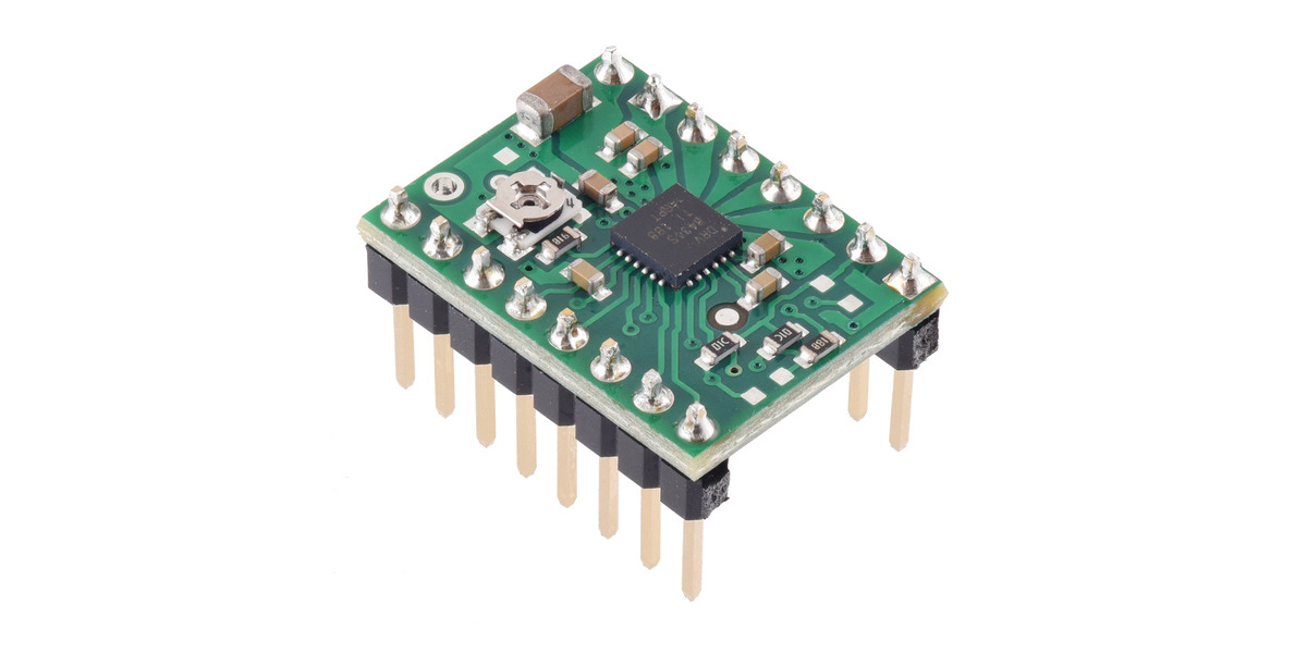 Pololu - DRV8434S SPI Stepper Motor Driver Carrier, Potentiometer for ...