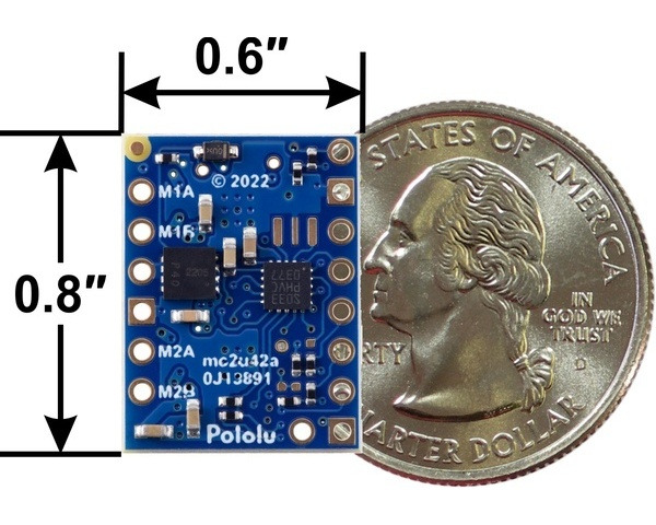 Motoron M2U256 Dual Serial Motor Controller | Buy in Australia | POLOLU ...