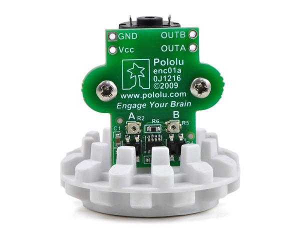 Pololu 42×19mm Wheel and Encoder Set