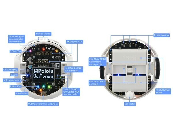 Pololu - 3pi+ 2040 Robot