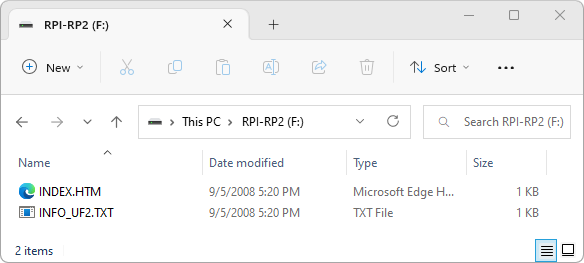 Pololu - 5.1. Updating the MicroPython firmware