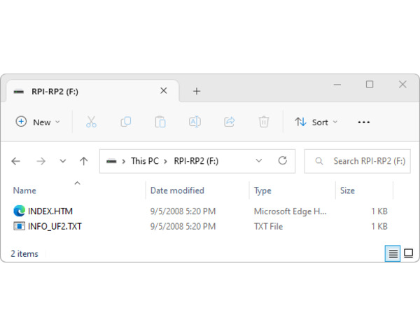 Pololu - 5.1. Updating the MicroPython firmware