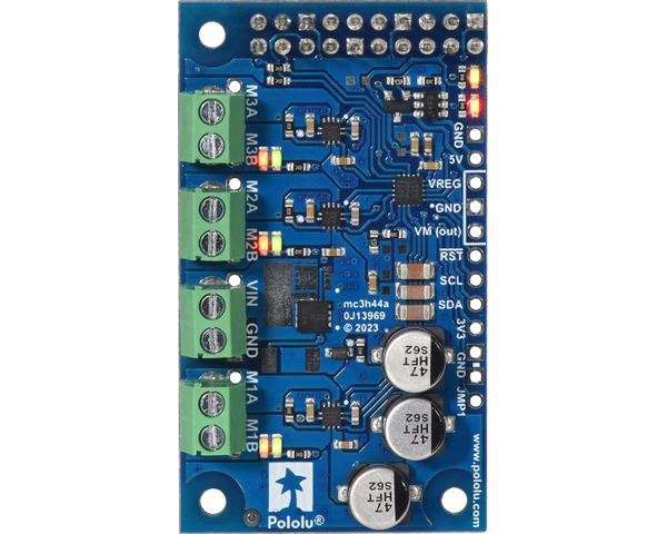 Pololu Motoron M3h550 Triple Motor Controller For Raspberry Pi