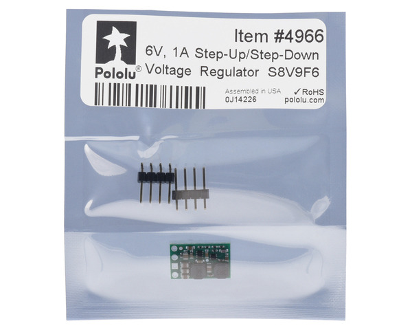 Pololu - 6V Step-Up/Step-Down Voltage Regulator S8V9F6