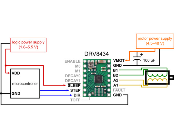 Pololu - DRV8434 Stepper Motor Driver Carrier