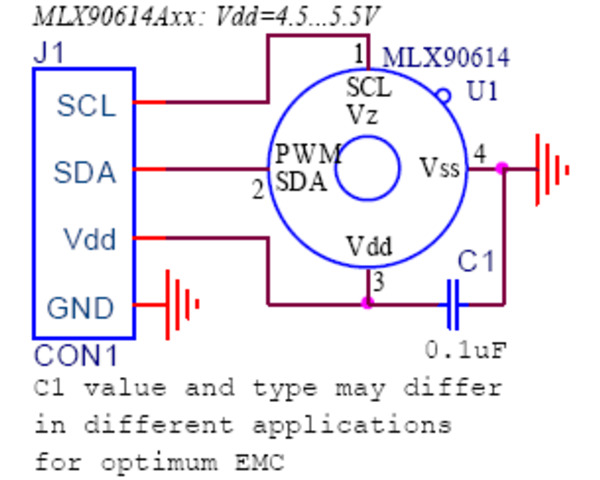 Pololu - MLX90614ESF-AAA Infrared Temperature Sensor 90° FOV