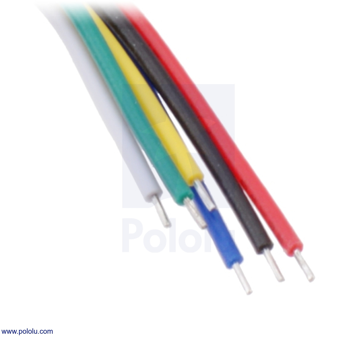 Pololu - JST SH-Style Cable for Micro Metal Gearmotor Encoders, 6-Pin ...