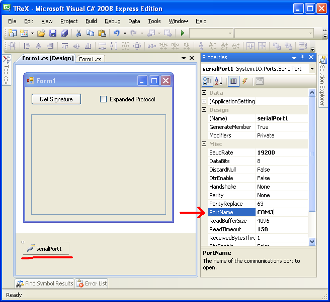 Pololu - Sample C# Program for Communicating with the TReX and TReX Jr