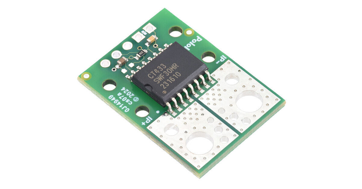 Pololu - CT433-HSWF30MR TMR Current Sensor Compact Carrier -30A to +30A ...