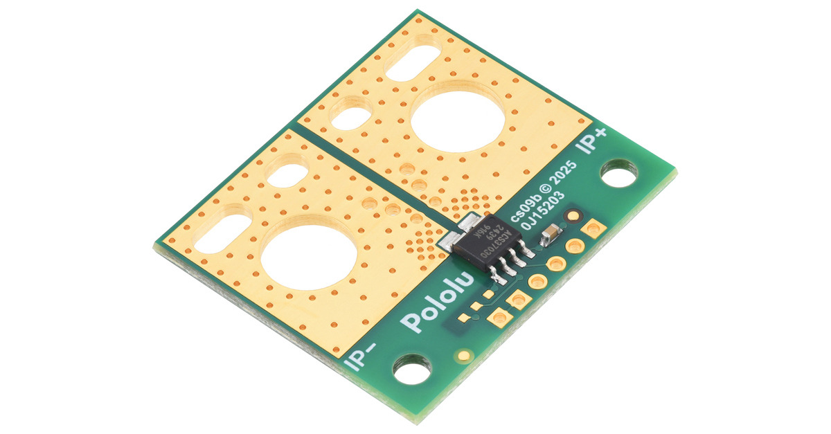 Pololu - ACS37030LLZATR-065B3 Current Sensor Large Carrier -65A to +65A ...