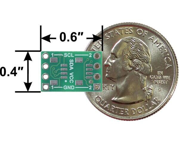 Pololu I2C isolator – TI ISO1640, Galvanic Isolated I2C communication ...