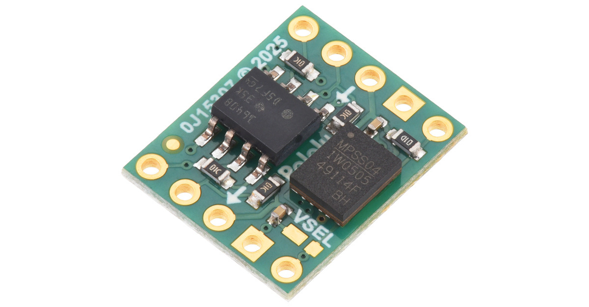 Pololu I²C Isolator with Isolated Power, ISO1640, MIE1W0505BGLVH, 5V/3 ...