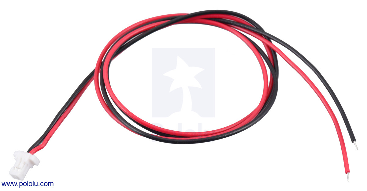 Pololu - JST SH-Style Cable, 2-Pin, Single-Ended Female, 30cm
