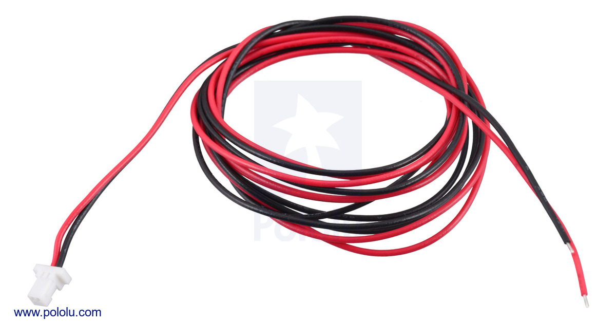 Pololu - JST SH-Style Cable, 2-Pin, Single-Ended Female, 75cm