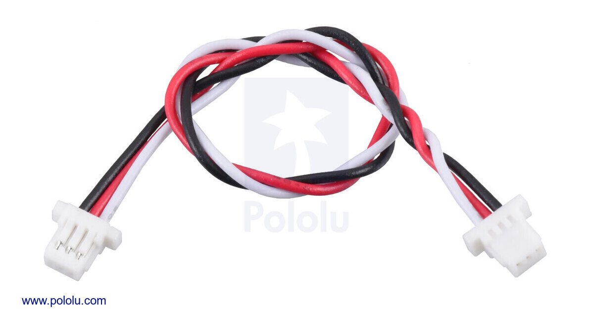 Pololu - JST SH-Style Cable, 3-Pin, Female-Female, 10cm