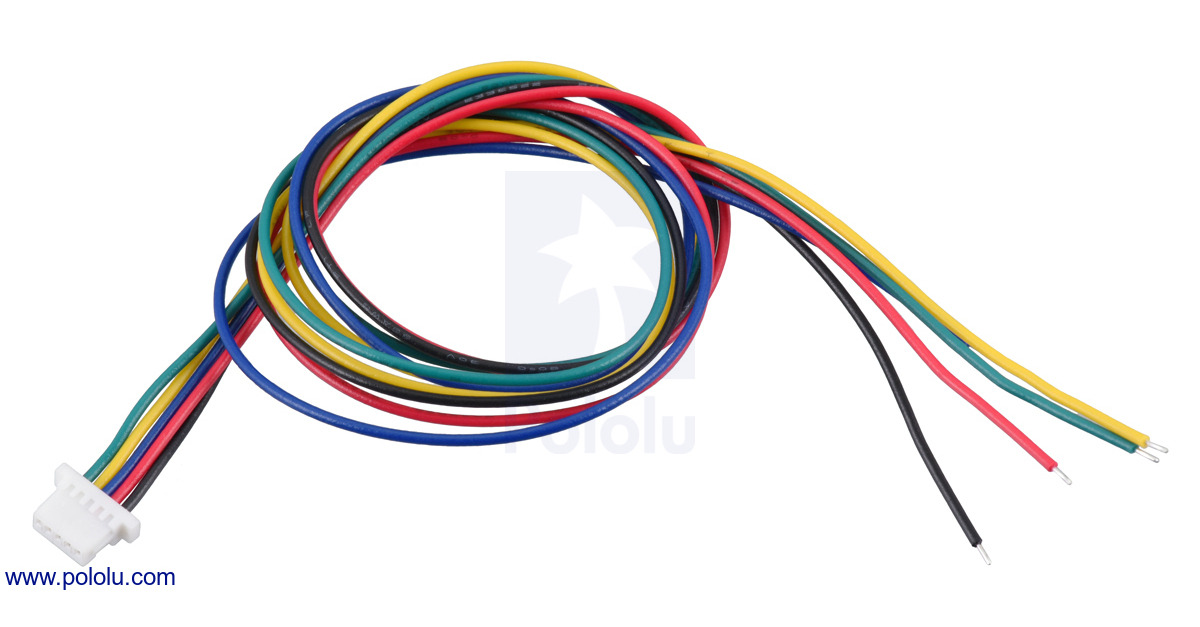 Pololu - JST SH-Style Cable, 5-Pin, Single-Ended Female, 30cm