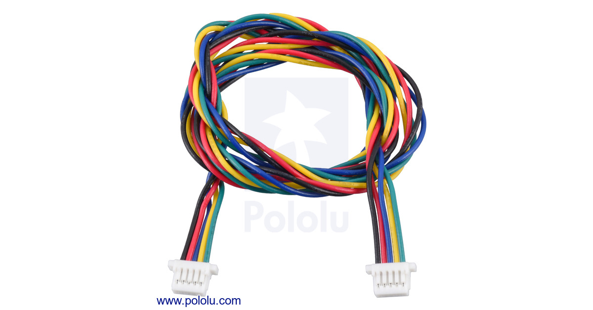 Pololu - JST SH-Style Cable, 5-Pin, Female-Female, 40cm