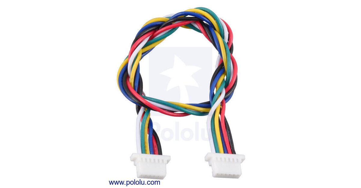 Pololu - JST SH-Style Cable, 6-Pin, Female-Female, 16cm