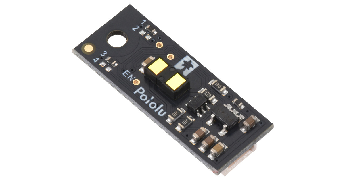 Pololu Digital Distance Sensor with Pulse Width Output, 130cm Max, Side-Entry Connector