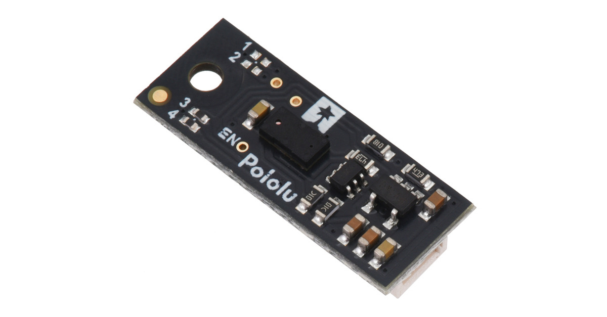 Pololu Distance Sensor v2 with Pulse Width Output, 50cm Max, Side-Entry Connector