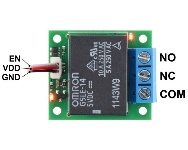 Pololu Basic SPDT Relay Carrier with 5VDC Relay, Terminal Blocks, and ...