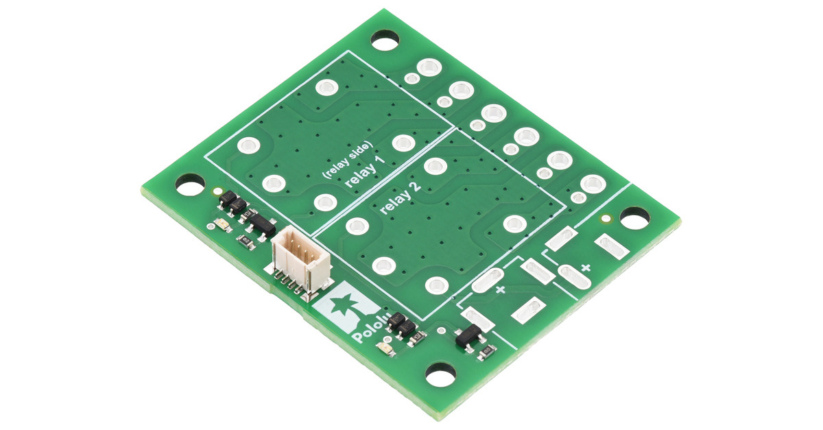 Pololu Basic 2-Channel SPDT Relay Carrier for "Sugar Cube" Relays with ...