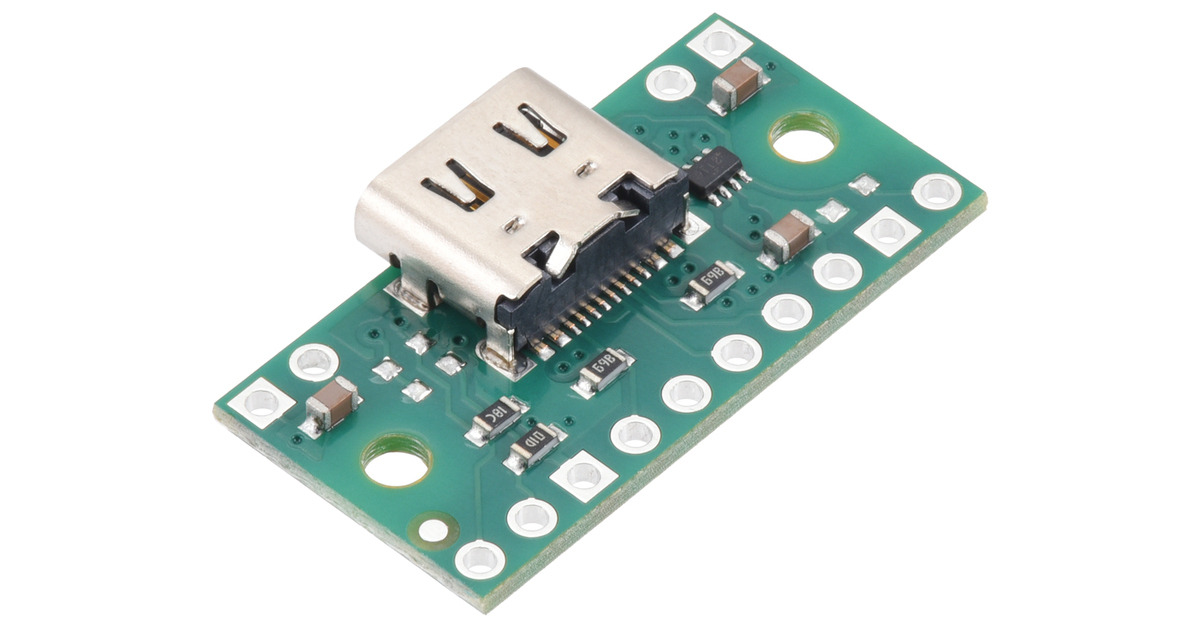 Pololu - TPS2116 Power Multiplexer Carrier with USB Type-C Connector ...