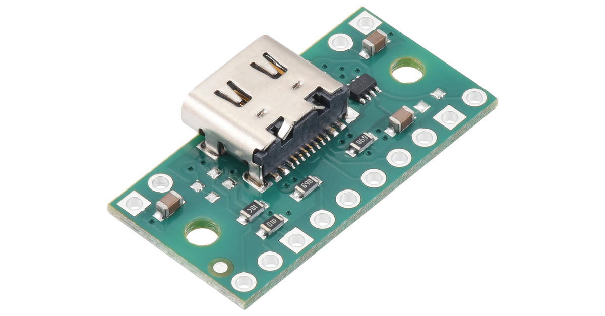 Pololu - TPS2116 Power Multiplexer Carrier with USB Type-C Connector ...