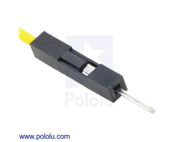 Pololu - 0.1" (2.54mm) Crimp Connector Housing: 1x2-Pin 25-Pack
